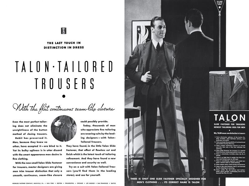 Hookless Fastener Company | Esquire | September 1933