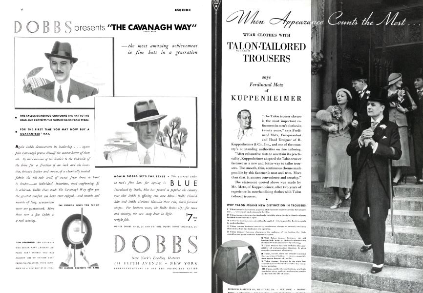 Hookless Fastener Co. | Esquire | APRIL 1934