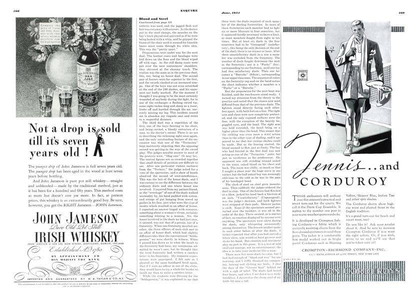John Jameson | Esquire | JUNE 1934
