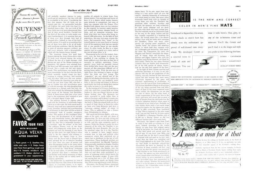 CAVANAGH HAT RESEARCH CORPORATION | Esquire | OCTOBER 1934