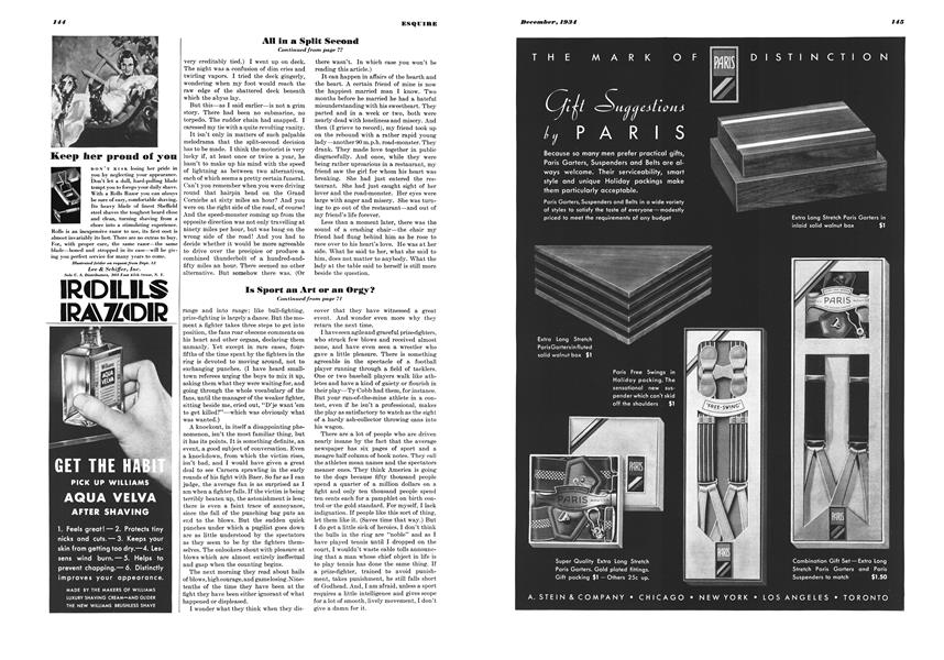A. Stein & Company | Esquire | DECEMBER 1934