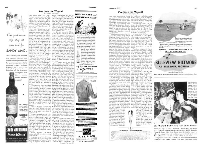 Biltmore Hotel | Esquire | JANUARY 1935