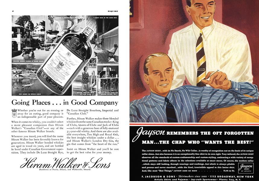 Hiram Walker & Sons | Esquire | MARCH 1935