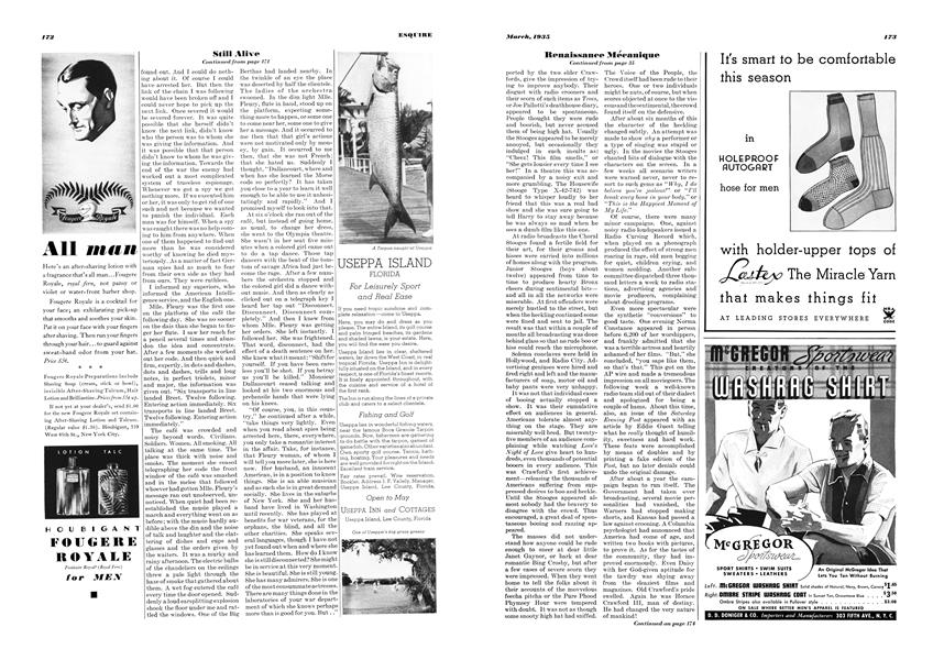 Useppa Inn and Cottages | Esquire | MARCH 1935