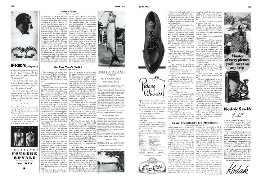 Useppa Inn and Cottages | Esquire | APRIL 1935