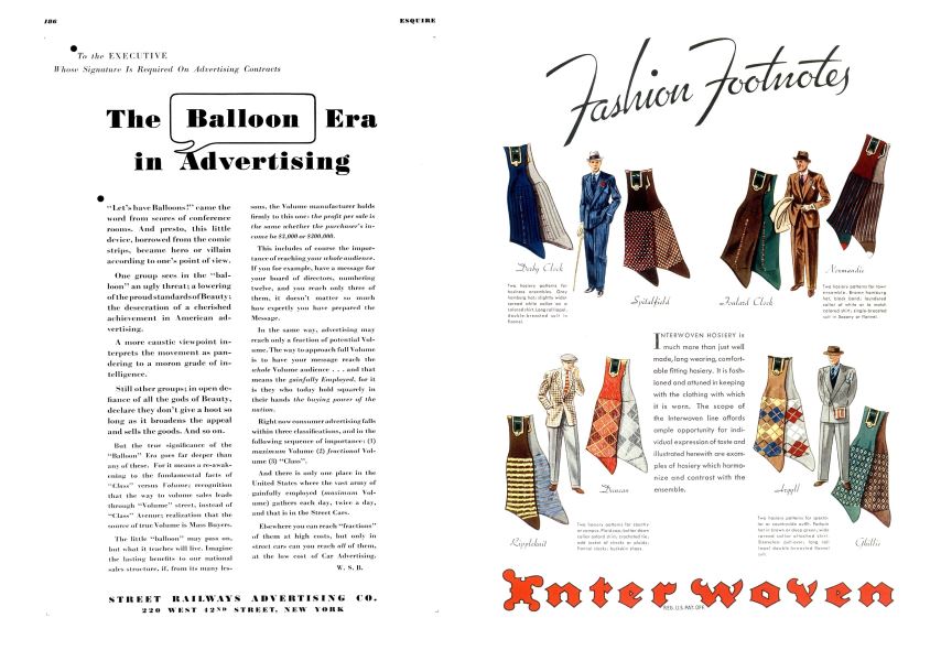Interwoven | Esquire | APRIL 1935