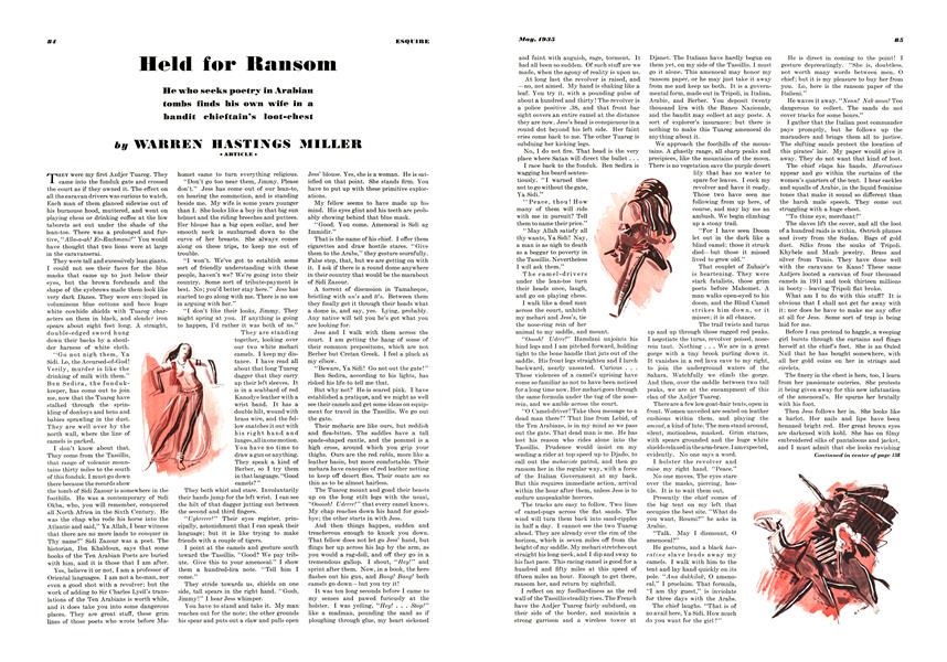 Held for Ransom | Esquire | MAY 1935
