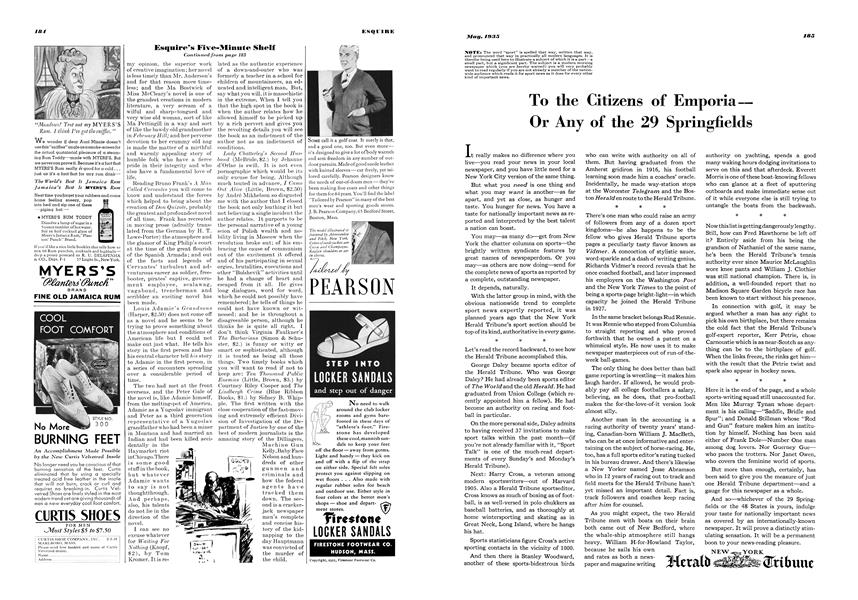 R. U. Delapenha & Co.: Myers’s | Esquire | MAY 1935