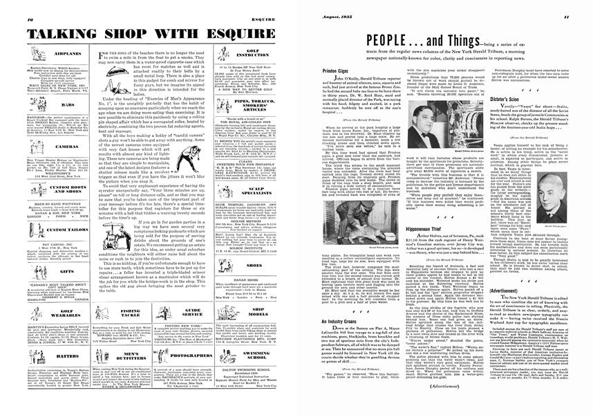 Advertisements | Esquire | AUGUST 1935