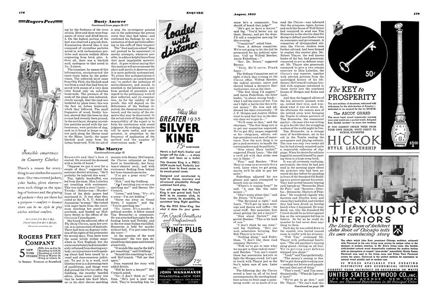 Hickok | Esquire | AUGUST 1935