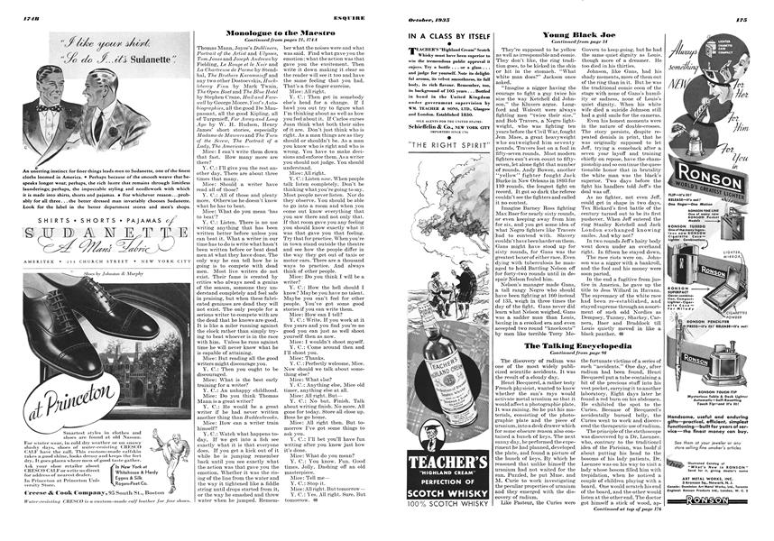 Schieffelin & Co. | Esquire | OCTOBER 1935