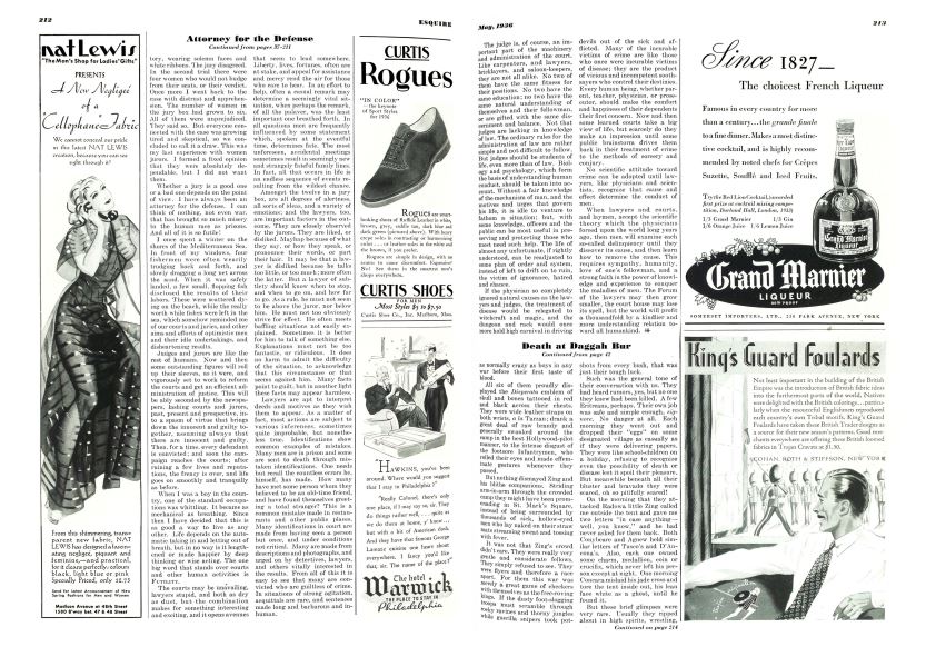 Advertisement | Esquire | MAY 1936