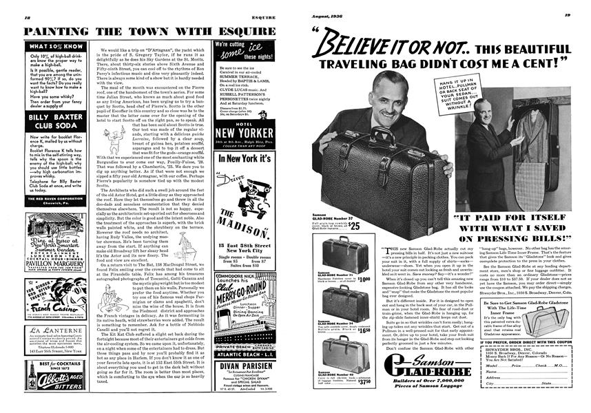 Advertisements | Esquire | AUGUST 1936