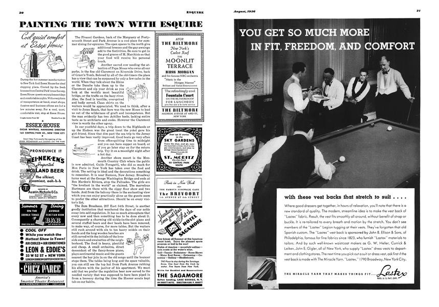 Advertisements | Esquire | AUGUST 1936