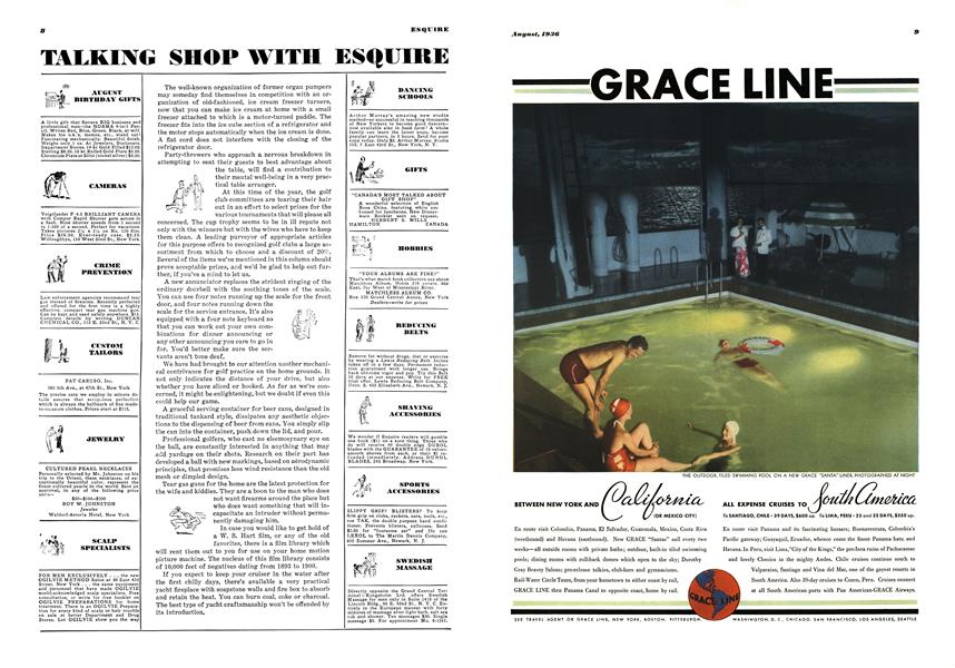 Advertisements | Esquire | AUGUST 1936