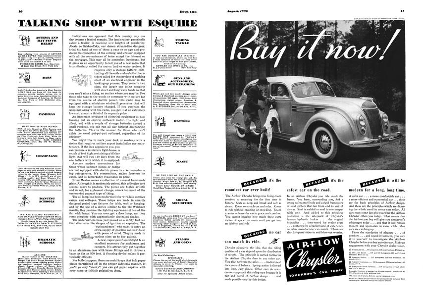 Advertisements | Esquire | AUGUST 1936