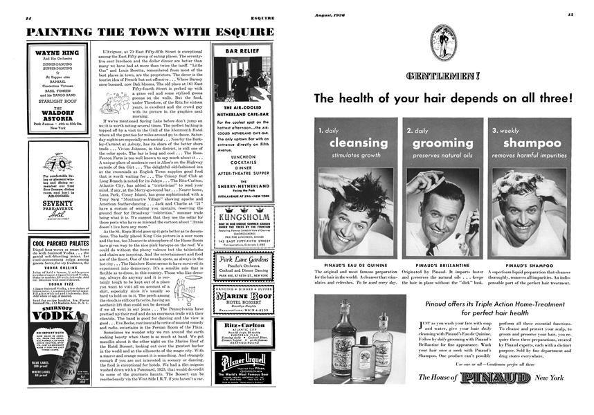 Advertisements | Esquire | AUGUST 1936