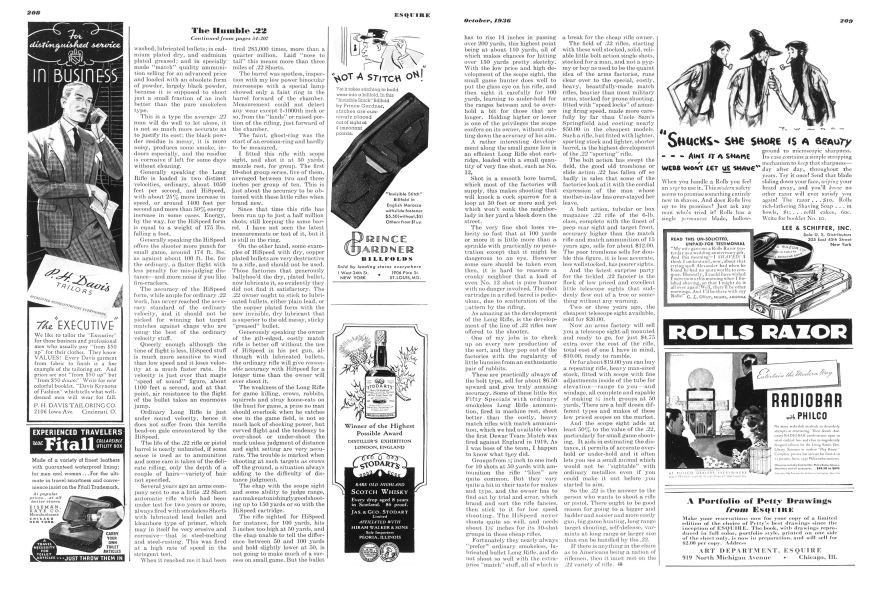 Advertisement: ESQUIRE | Esquire | OCTOBER 1936