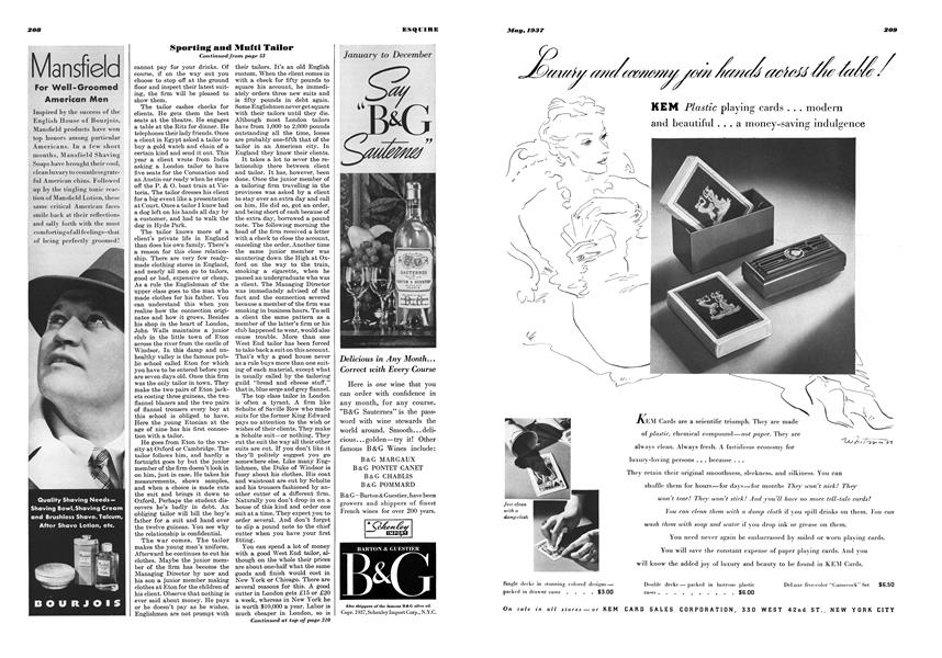 Bourjois: Mansfield | Esquire | MAY 1937