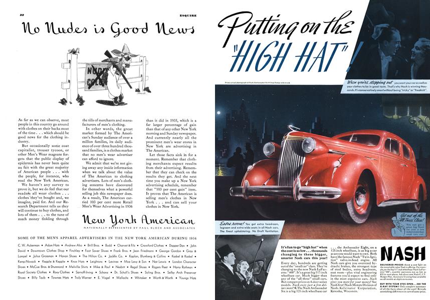 Nash-kelvinator Corporation | Esquire | MAY 1937