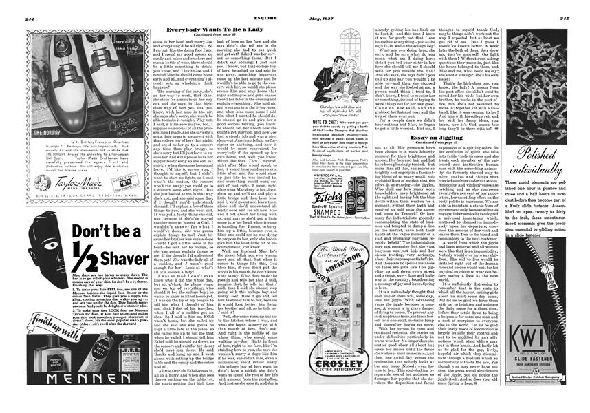 Advertisement | Esquire | MAY 1937