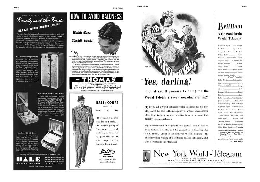 The Thomas' | Esquire | JUNE 1937