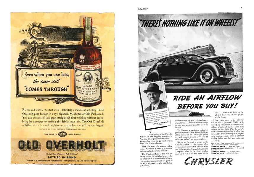 National Distillers Products Corporation: Old Overhold | Esquire | JULY ...