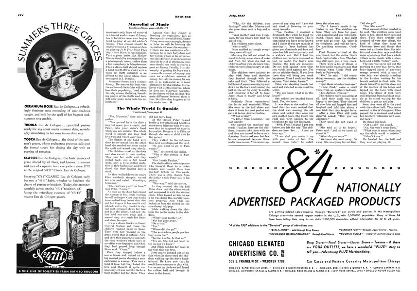 Chicago Elevated Advertising Co. | Esquire | JULY 1937