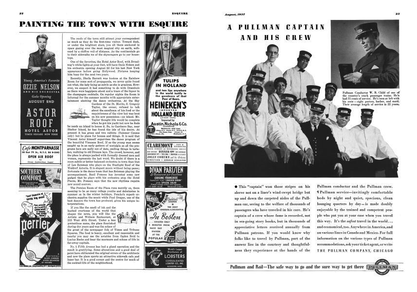 Advertisements | Esquire | AuGUST 1937