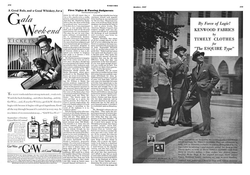 Gooderham & Worts | Esquire | OCTOBER 1937