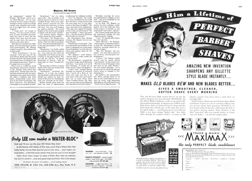 MAXIMAX, Inc., Dept.: MAXIMAX Razor Blade Conditioner | Esquire ...