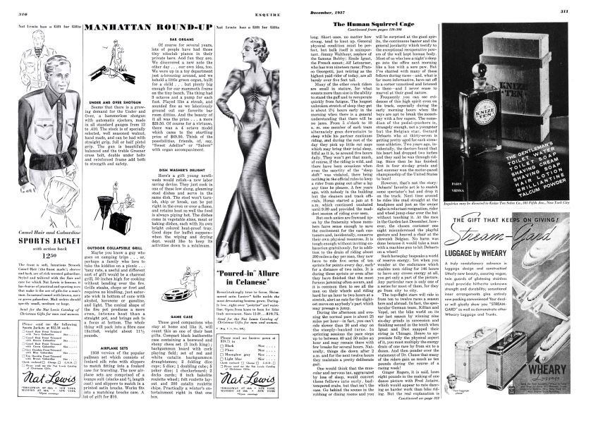 Wheary Trunk Company | Esquire | DECEMBER 1937