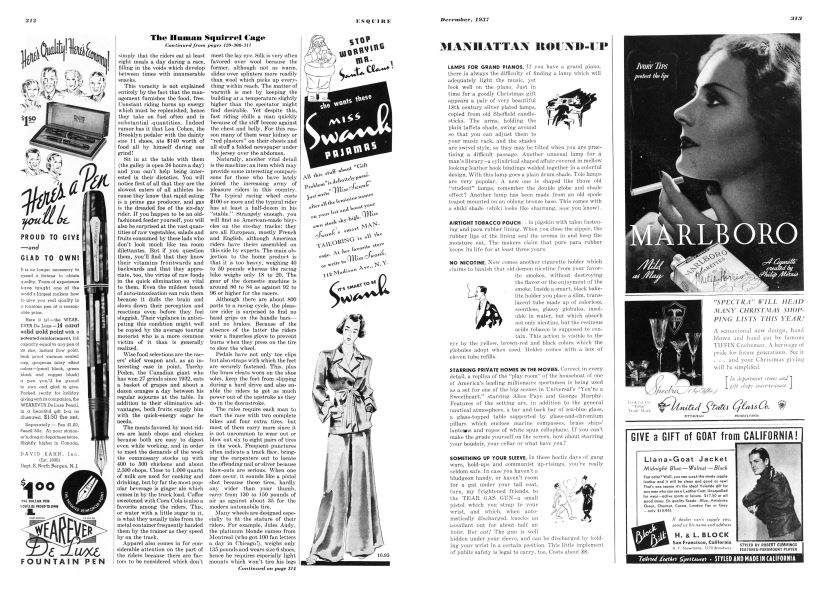 miss Swank | Esquire | DECEMBER 1937