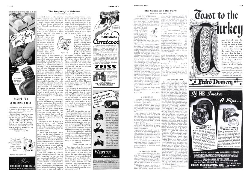 ALUMINUM SEAL CO.: Alseco ANTI-COUNTERFEIT SEALS | Esquire | DECEMBER 1937