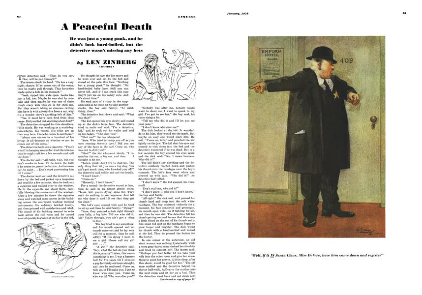 A Peaceful Death | Esquire | JANUARY 1938