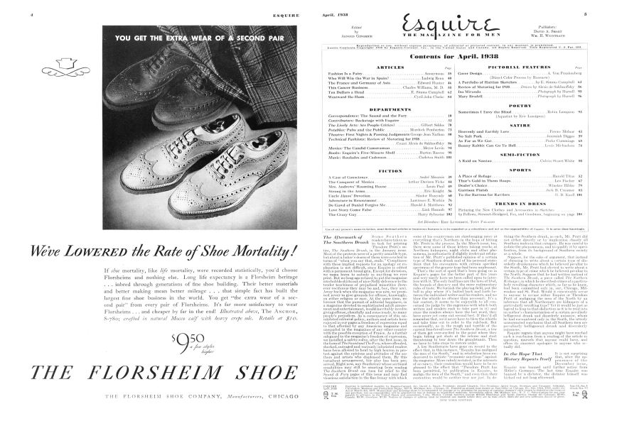 Esquire | Esquire | APRIL 1938