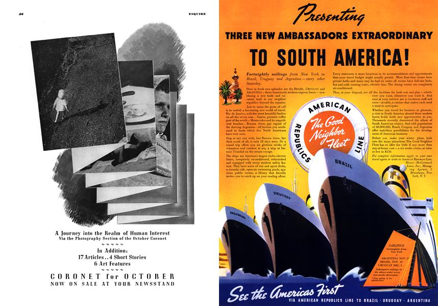 American Republics Line | Esquire | NOVEMBER 1938