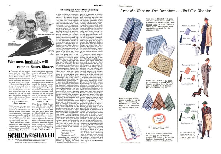 Schick Dry Shaver, Inc. | Esquire | NOVEMBER 1938
