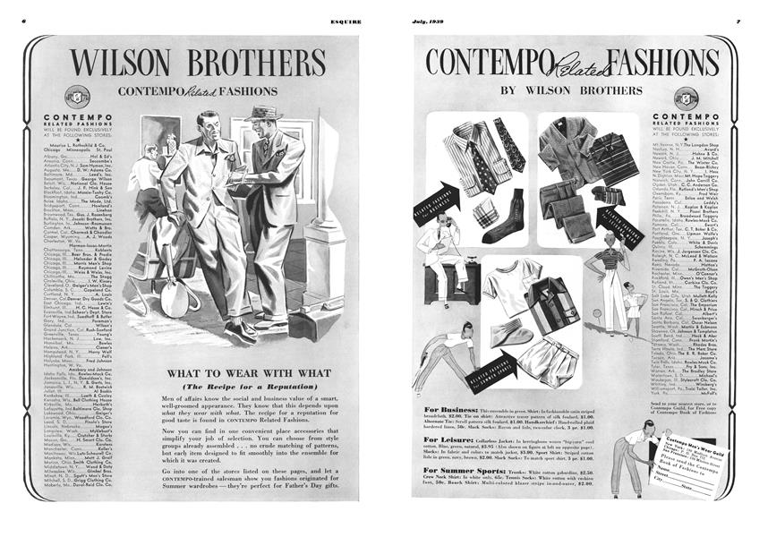 Wilson Brothers | Esquire | JULY 1939