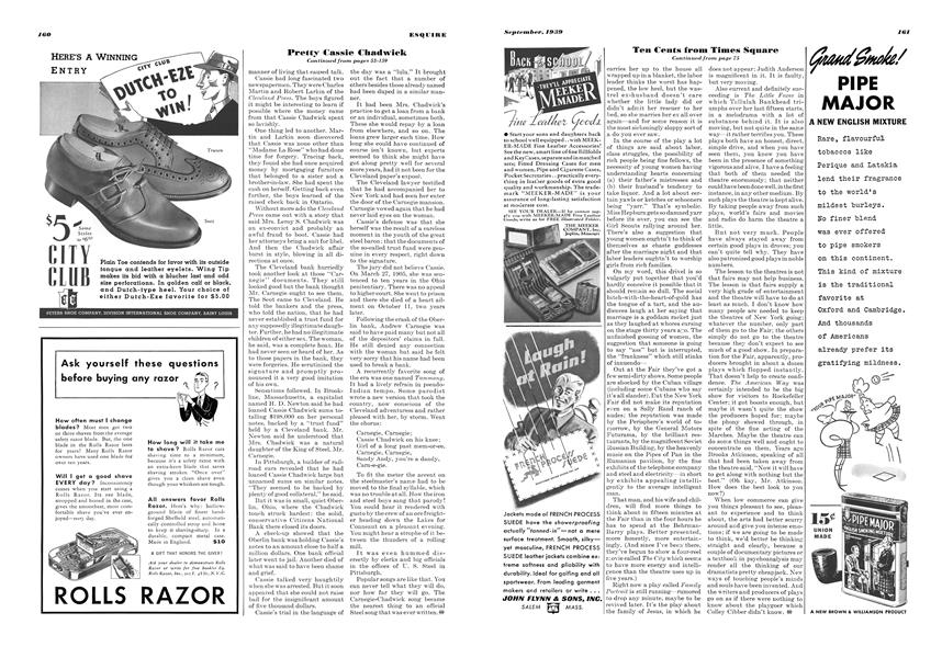 Rolls Razor | Esquire | SEPTEMBER 1939