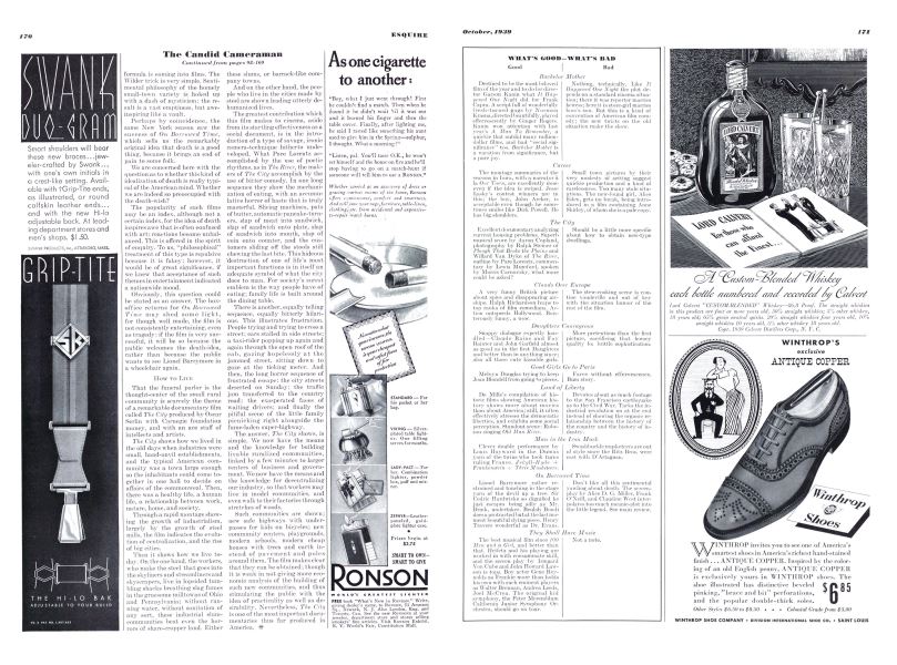 Ronson | Esquire | OCTOBER 1939