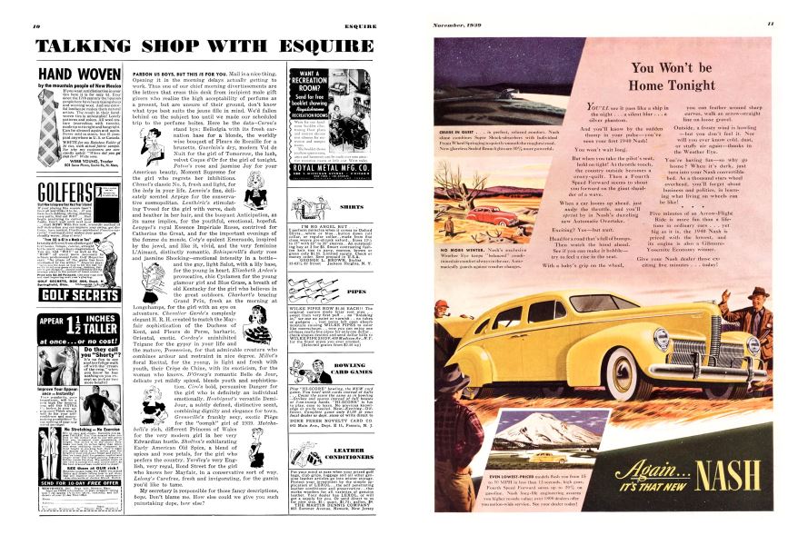 Nash | Esquire | NOVEMBER 1939