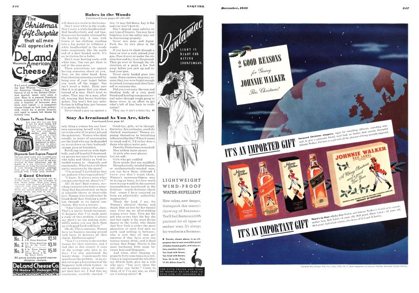 Advertisements | Esquire | DECEMBER, 1939