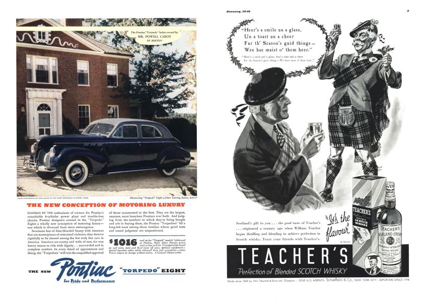 Schieffelin & Co.: Teacher's | Esquire | JANUARY, 1940