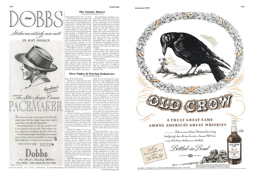 Dobbs | Esquire | JANUARY, 1940