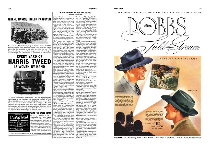 Dobbs | Esquire | APRIL 1940