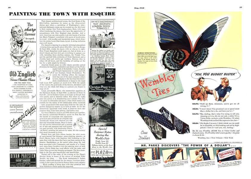 Advertisements | Esquire | MAY 1940
