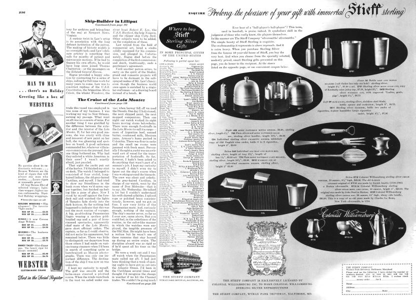 The Stieff Company | Esquire | DECEMBER, 1940