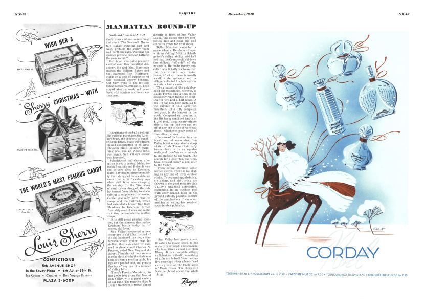Advertisement | Esquire | DECEMBER, 1940