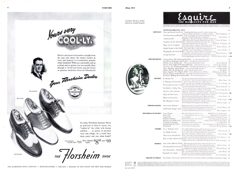 Advertisements | Esquire | MAY, 1941